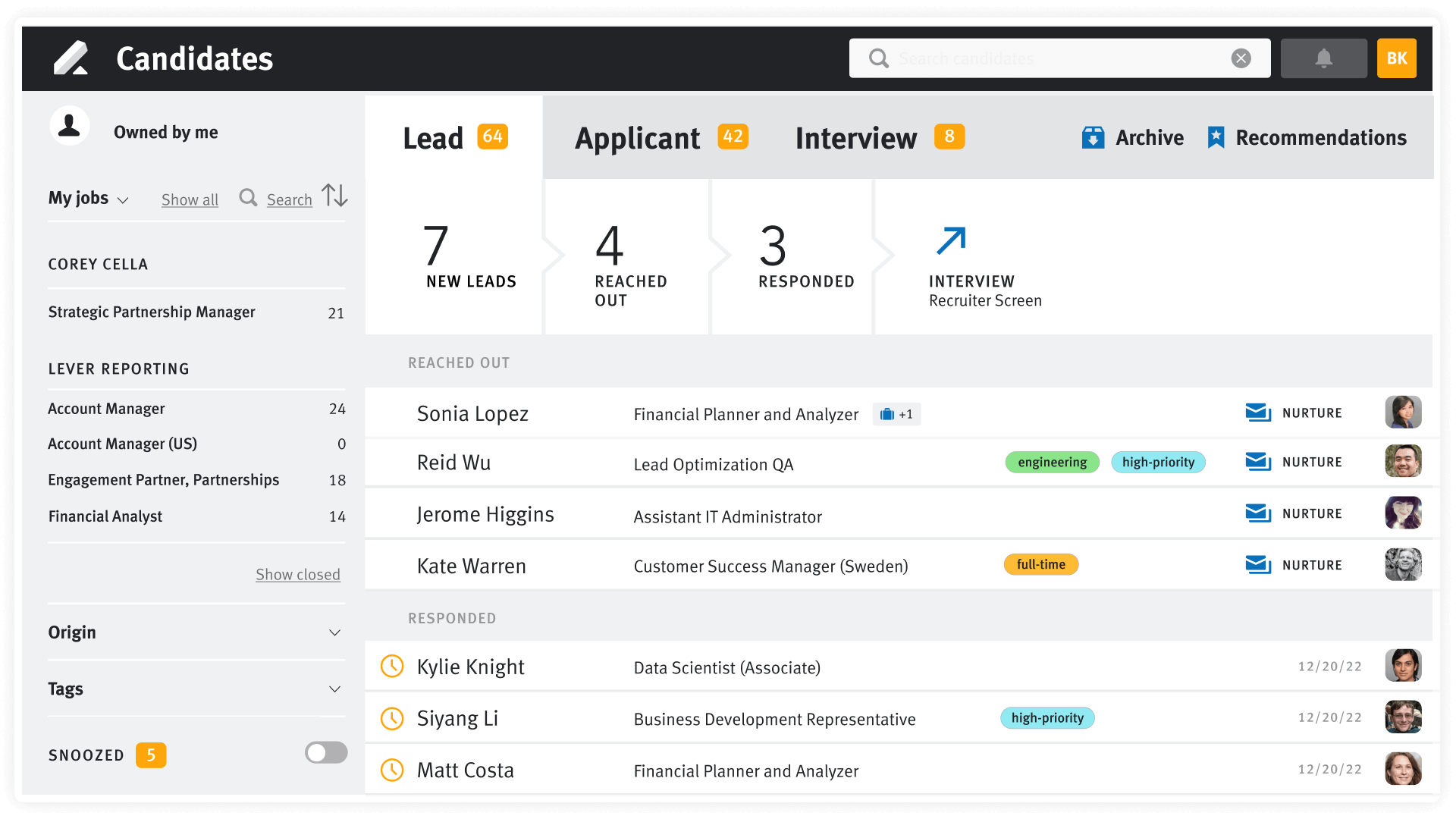Why Your ATS Needs a Searchable Candidate Database - Lever