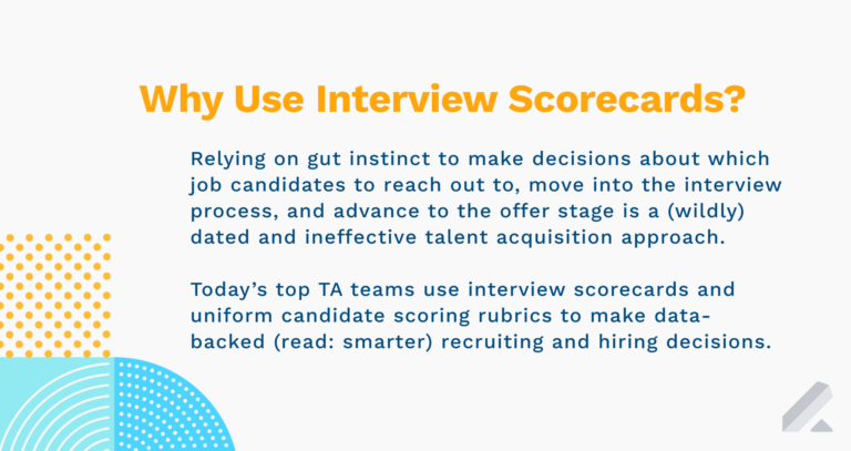 How an Interview Scorecard Can Help You Hire Smarter - Lever